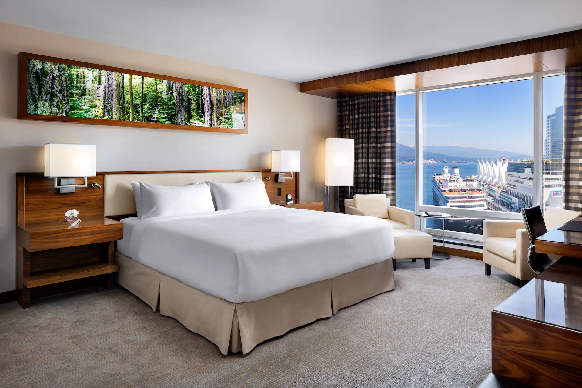 Deluxe Partial Harbour View – Fairmont Pacific Rim